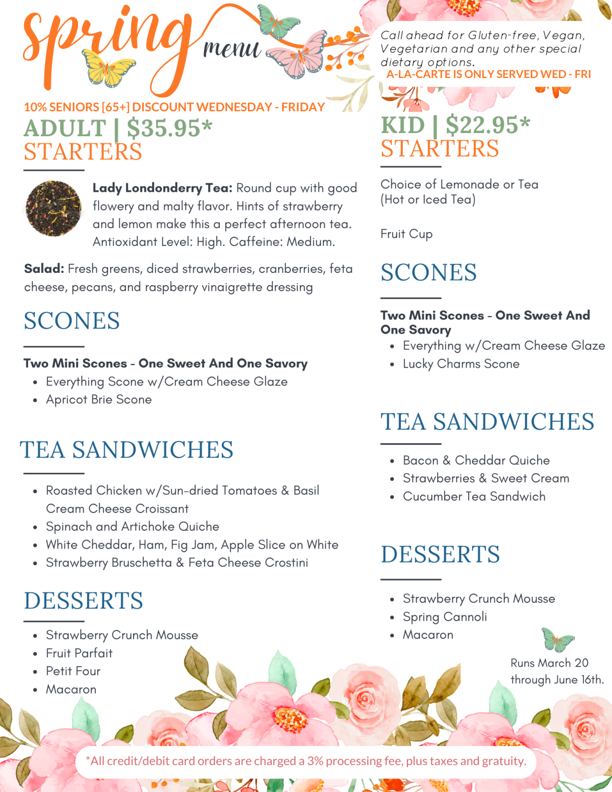 Our Menus – Jane’s Tea House
