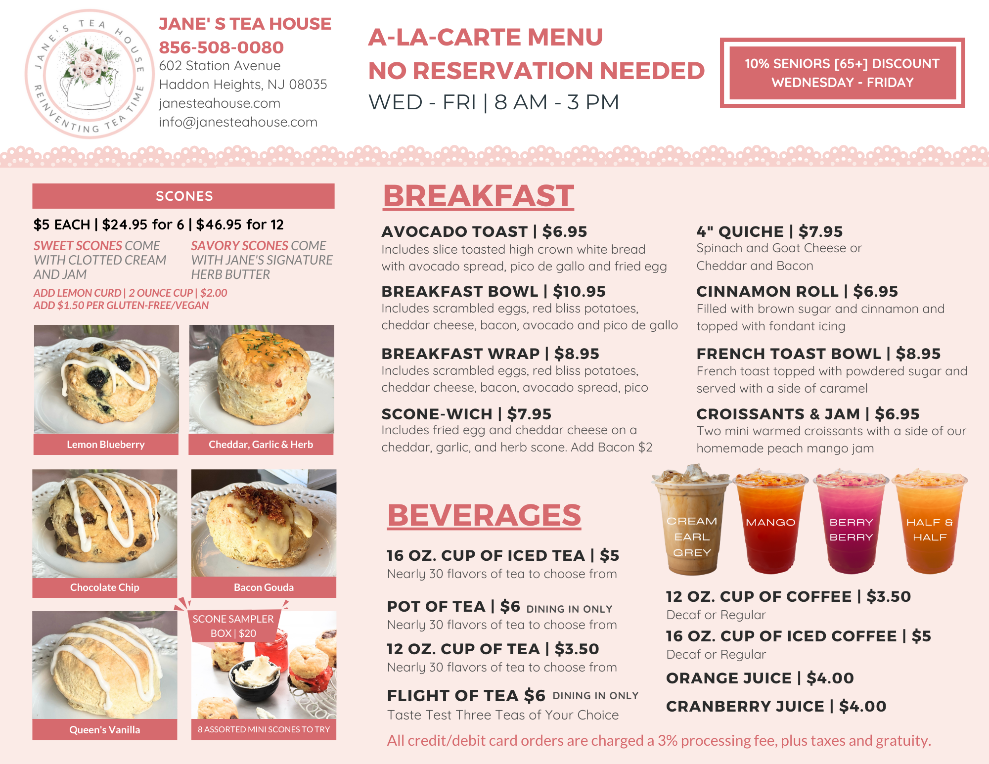Our Menus – Jane’s Tea House
