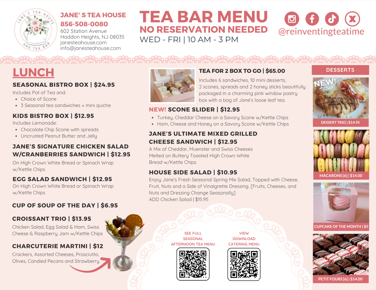 Our Menus - Jane’s Tea House