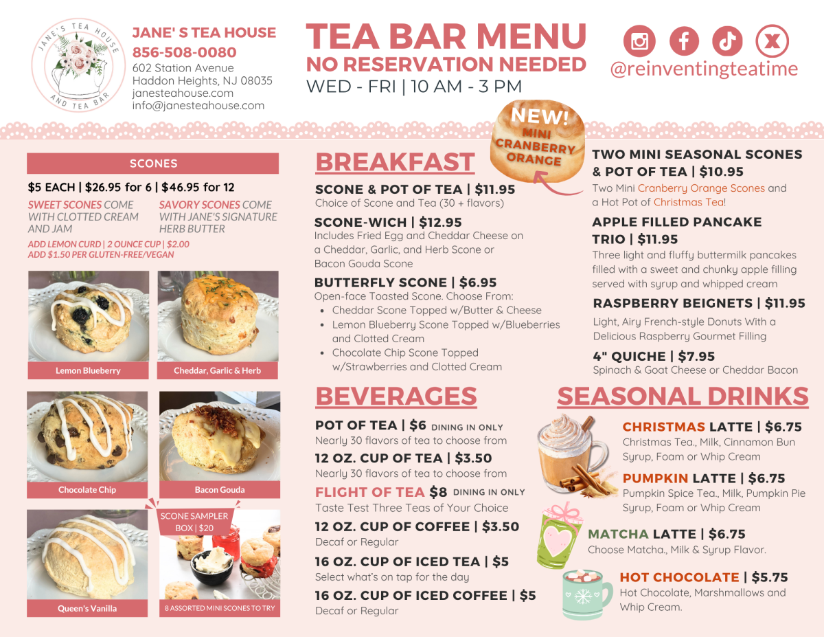Our Menus - Jane’s Tea House